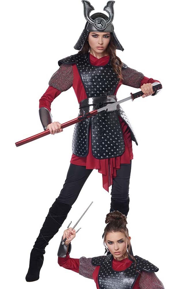 Samurai Warrior Adult Japanese Female Costume - CALIFORNIA