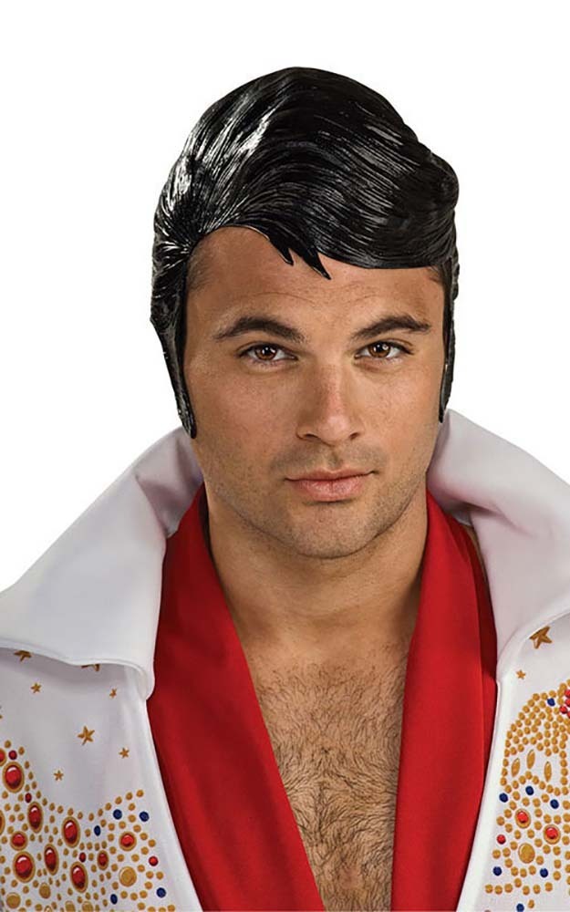 Elvis Adult Rubber Wig | Costume Crazy