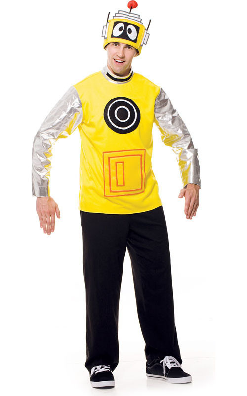 Plex Robot Yo Gabba Gabba Adults Costume | Costume Crazy