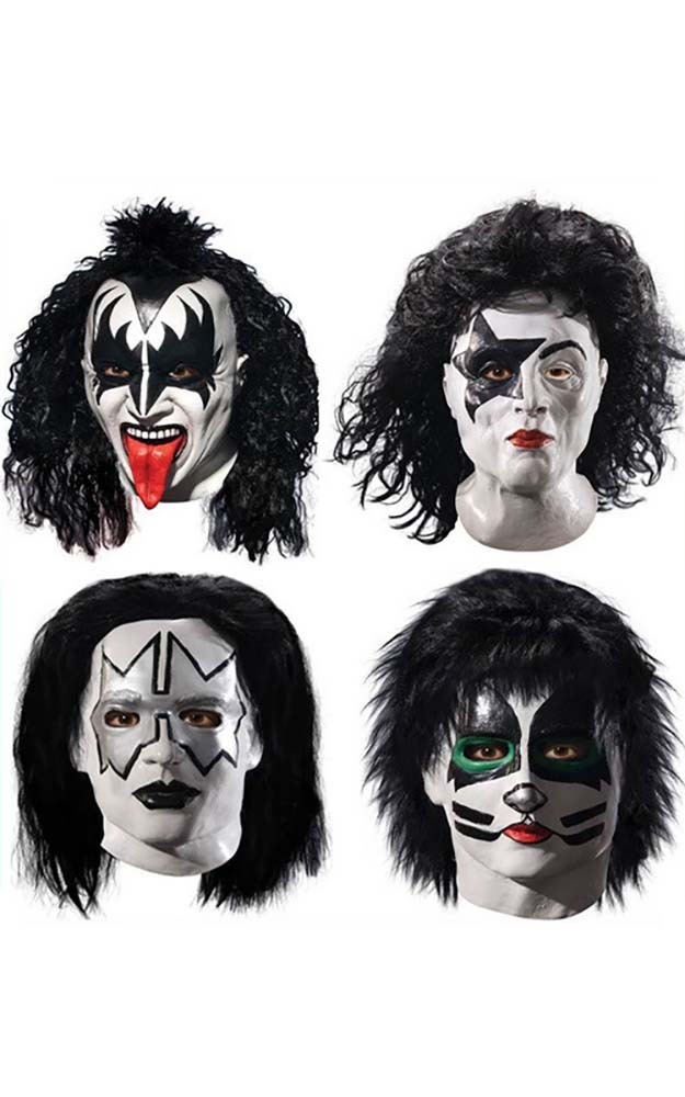 Licensed Kiss Starchild Demon Spaceman Catman Deluxe Latex Costume Mask ...