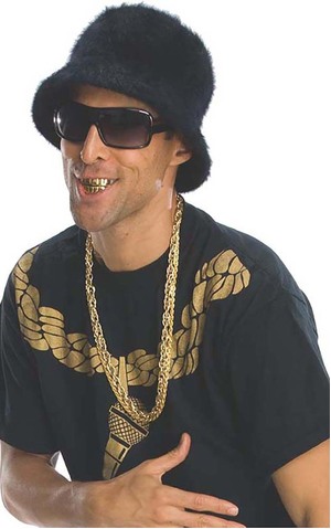 Old School Rapper Bucket Adult Hat - RUBIES